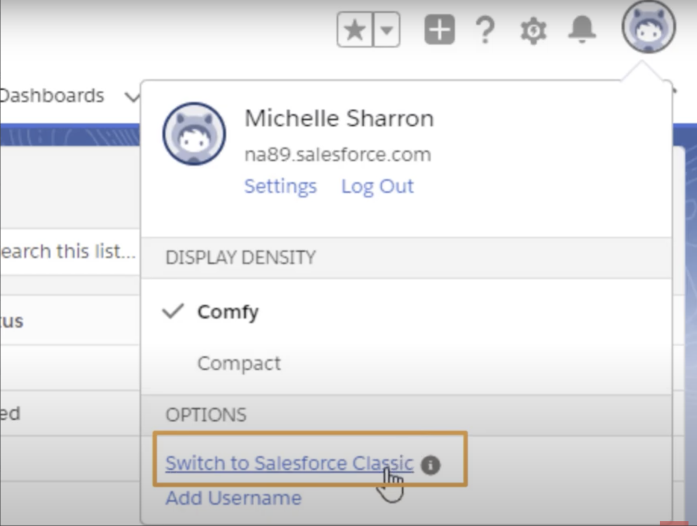 Switch Salesforce Ui Between Classic View And Lightening